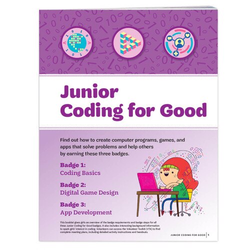 Junior Coding For Good Badge Requirements | Girl Scout Shop